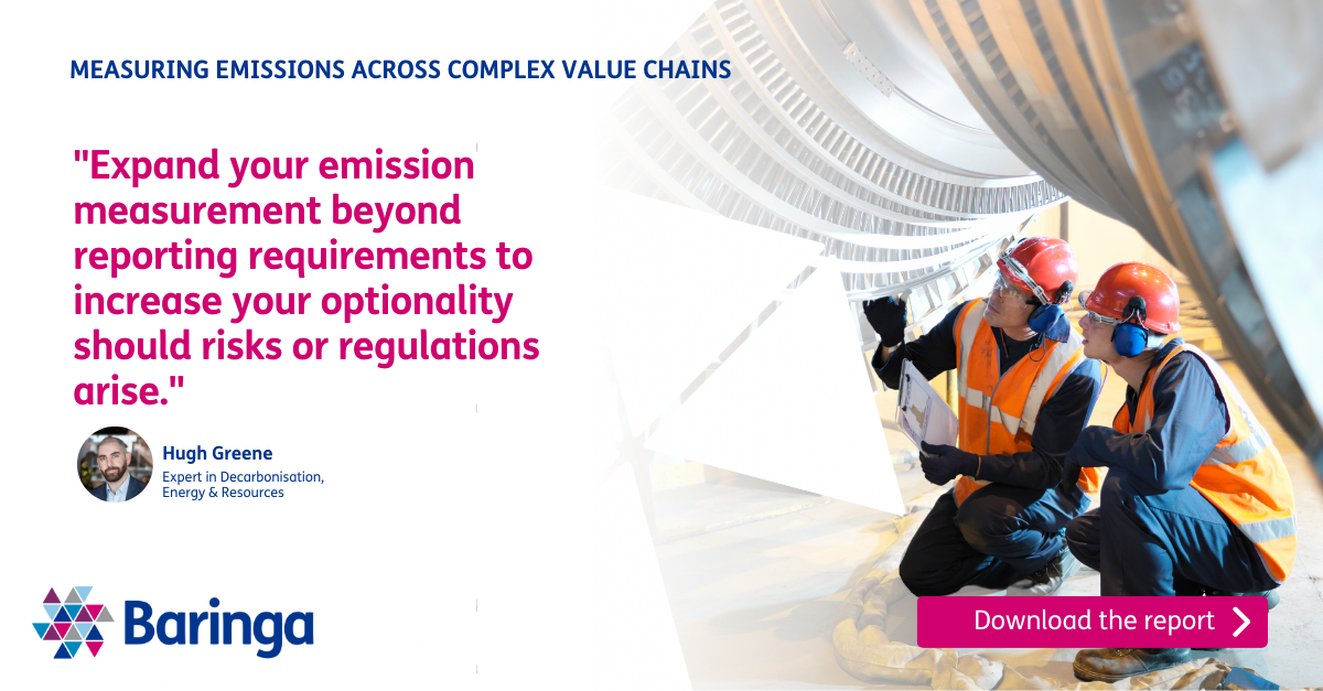 Measuring emissions across complex value chains | Baringa